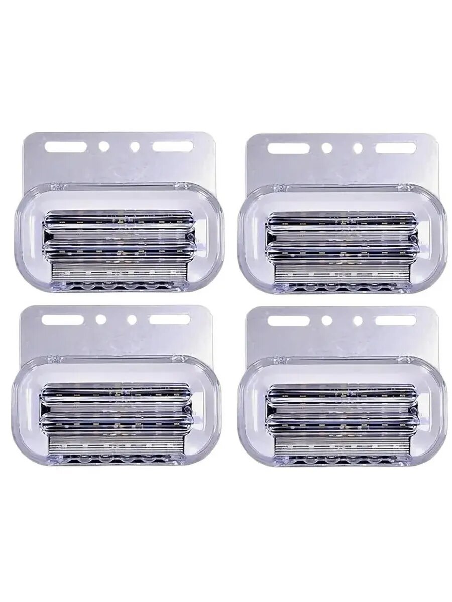 Фонари габаритные светодиодные комплект 4 шт 12-24В, универсальные