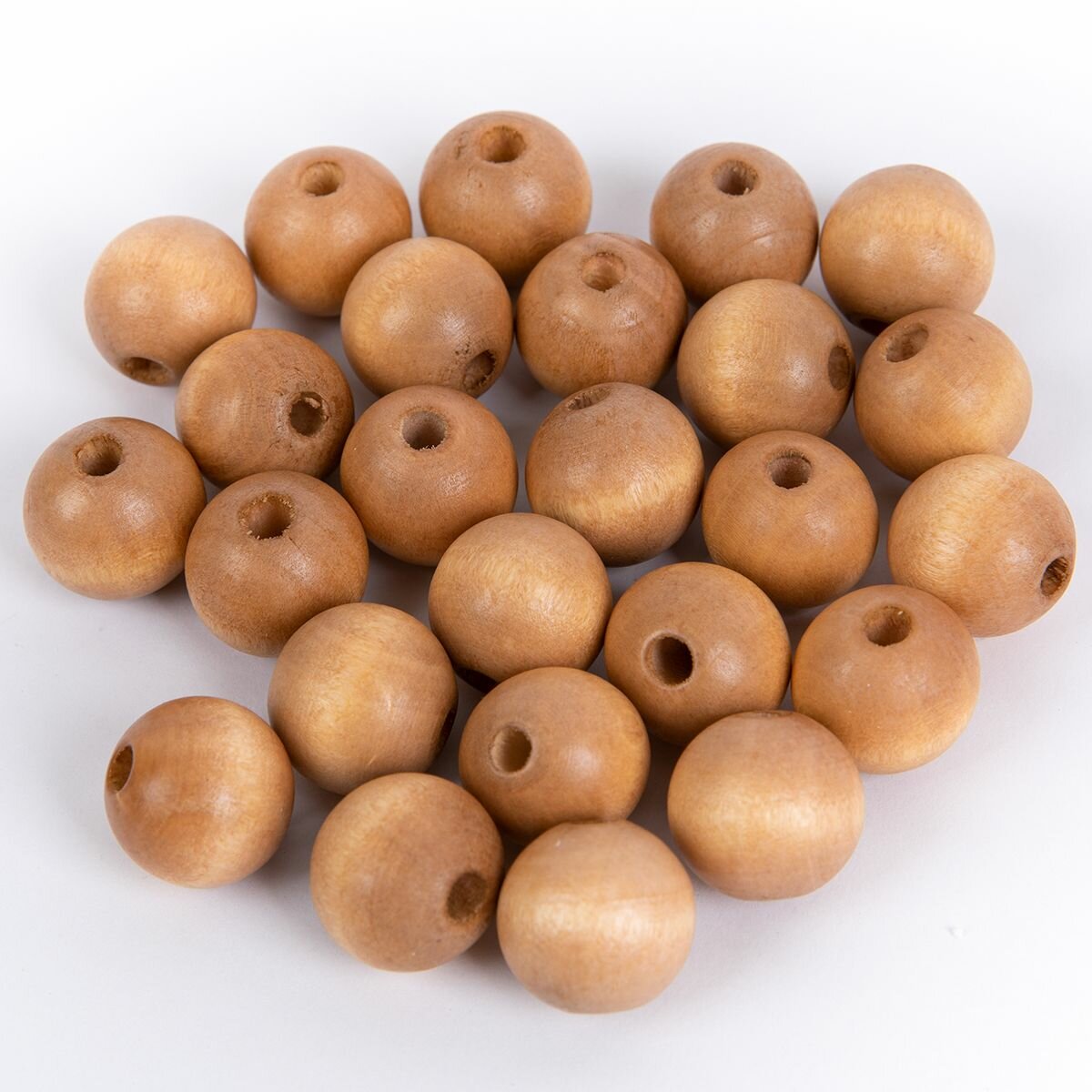 Бусины деревянные для рукоделия Zlatka HWBD-18 18 мм 10 уп по 40 г тёмное дерево