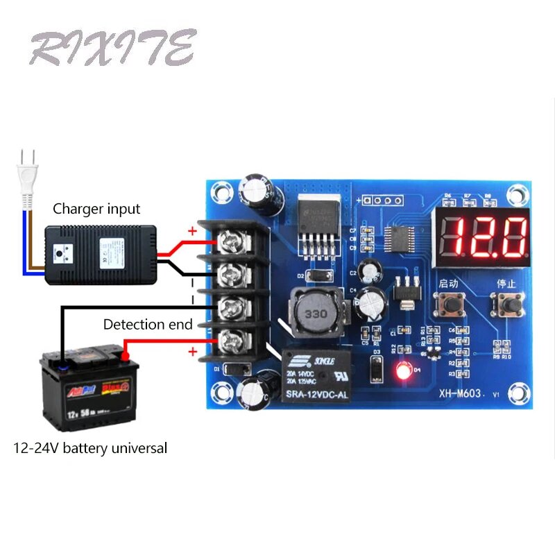 RIXITE XH-M603 Модуль управления зарядкой 12-24В