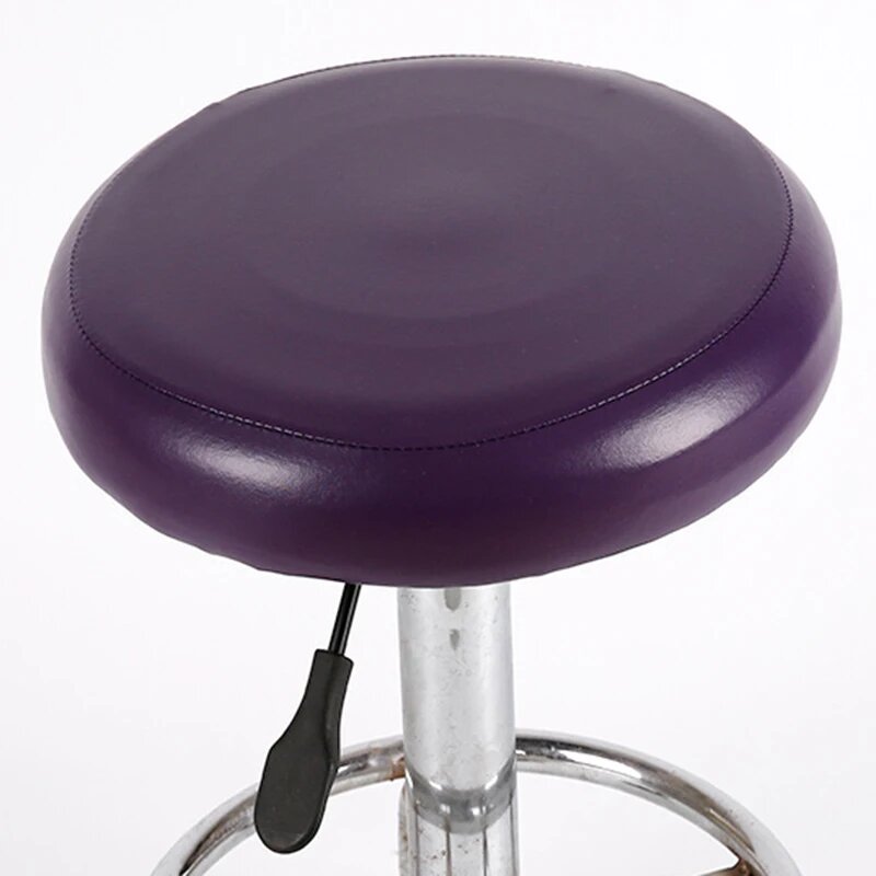 Кожаные круглые чехлы для стульев Thousxiu Фиолетовый, фиолетовый