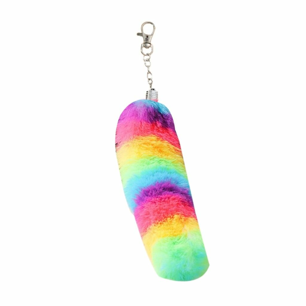 Брелок-подвеска с плюшевым хвостом-цвет 2