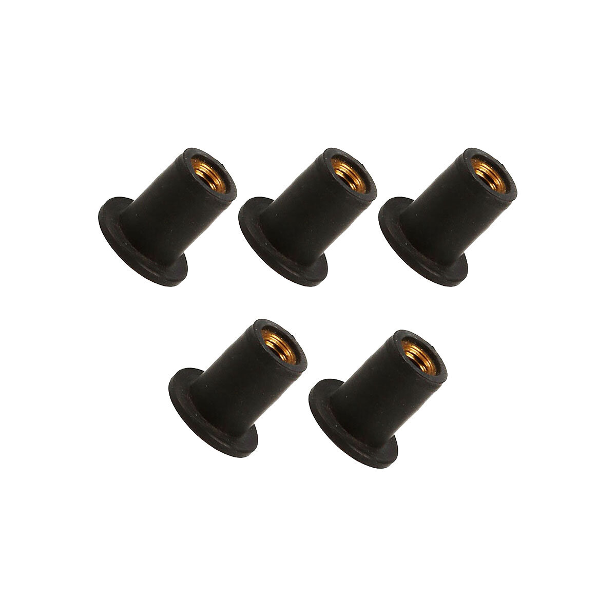 CNAE - резиновая гайка (рубер) M5 для крепления лобового стекла (5 шт.)