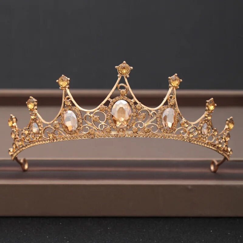 DIEZI хрустальная тиара для девочки champagne