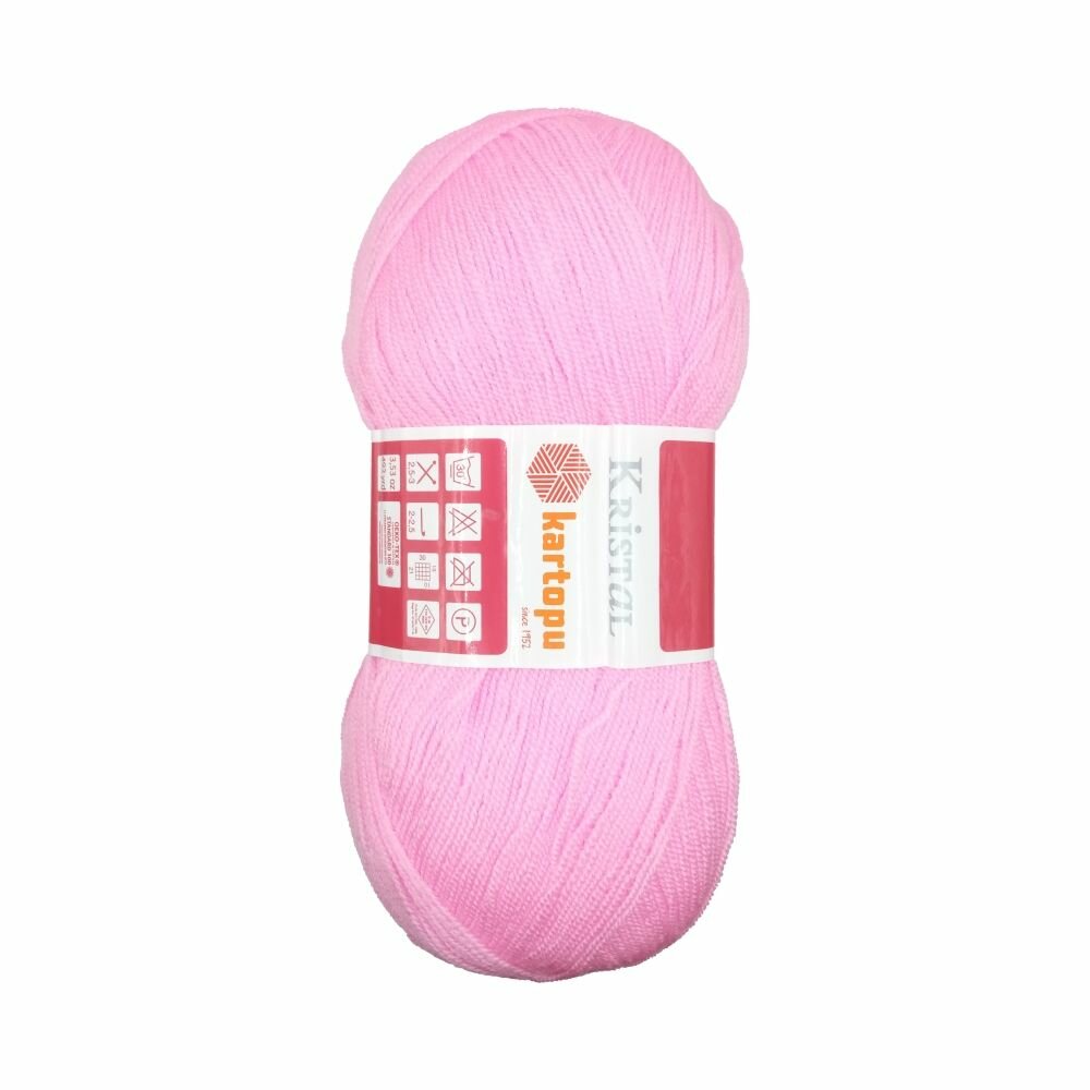 Пряжа для вязания Kartopu Kristal 774 розовый 100 гр/450 м 100% акрил