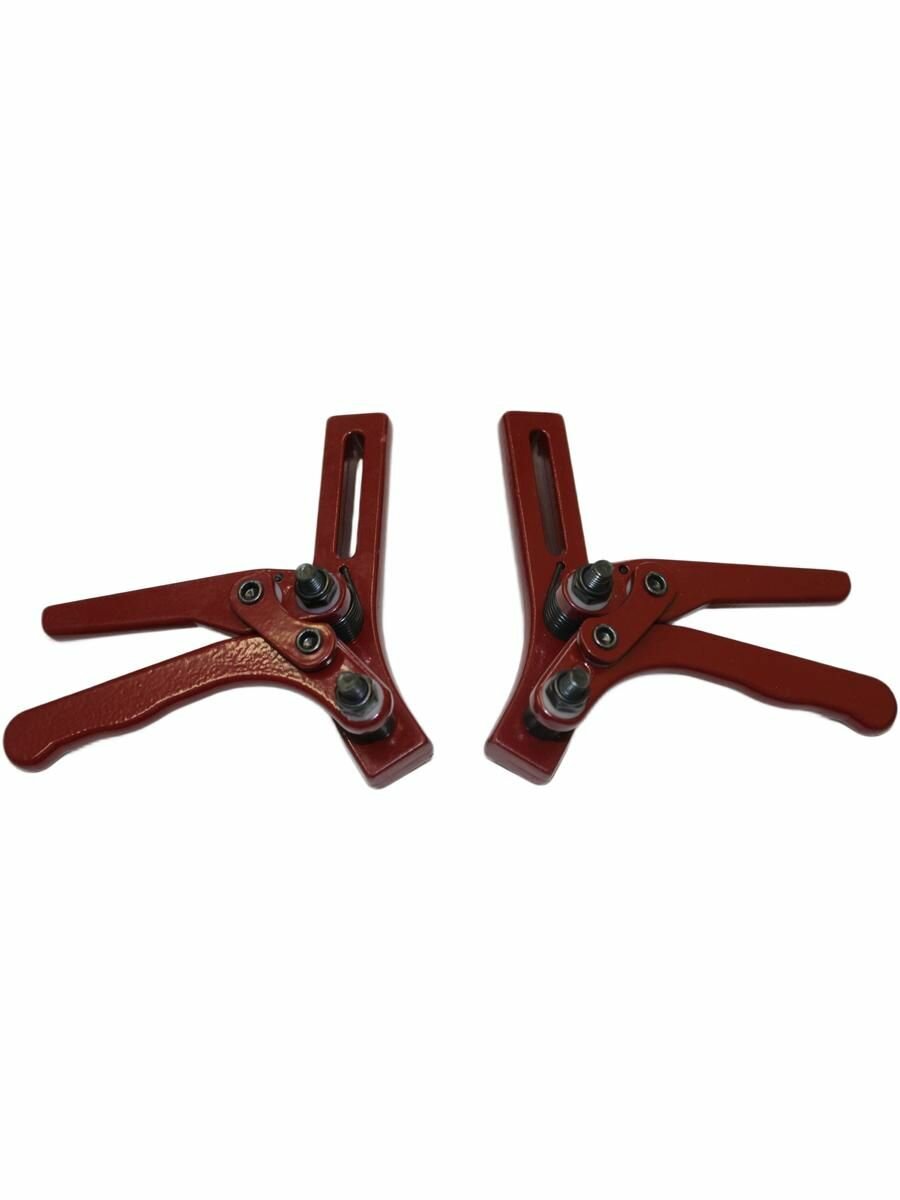 Тормоз для инвалидной коляски/красный/ 2 шт