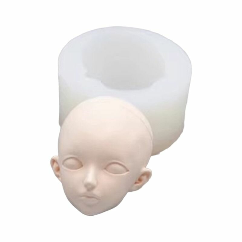 Кукла с человеческим лицом, силиконовая форма, форма для помадки, шоколада, сделай сам, глиняные формы мыла, легкие инструменты украшения торта, выпечки