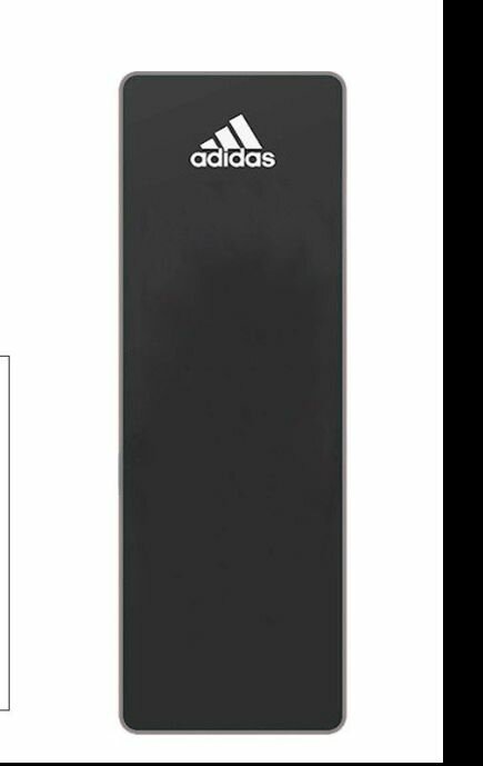 Коврик для йоги Adidas толщиной 10 мм поставляется с ремнями для йоги.