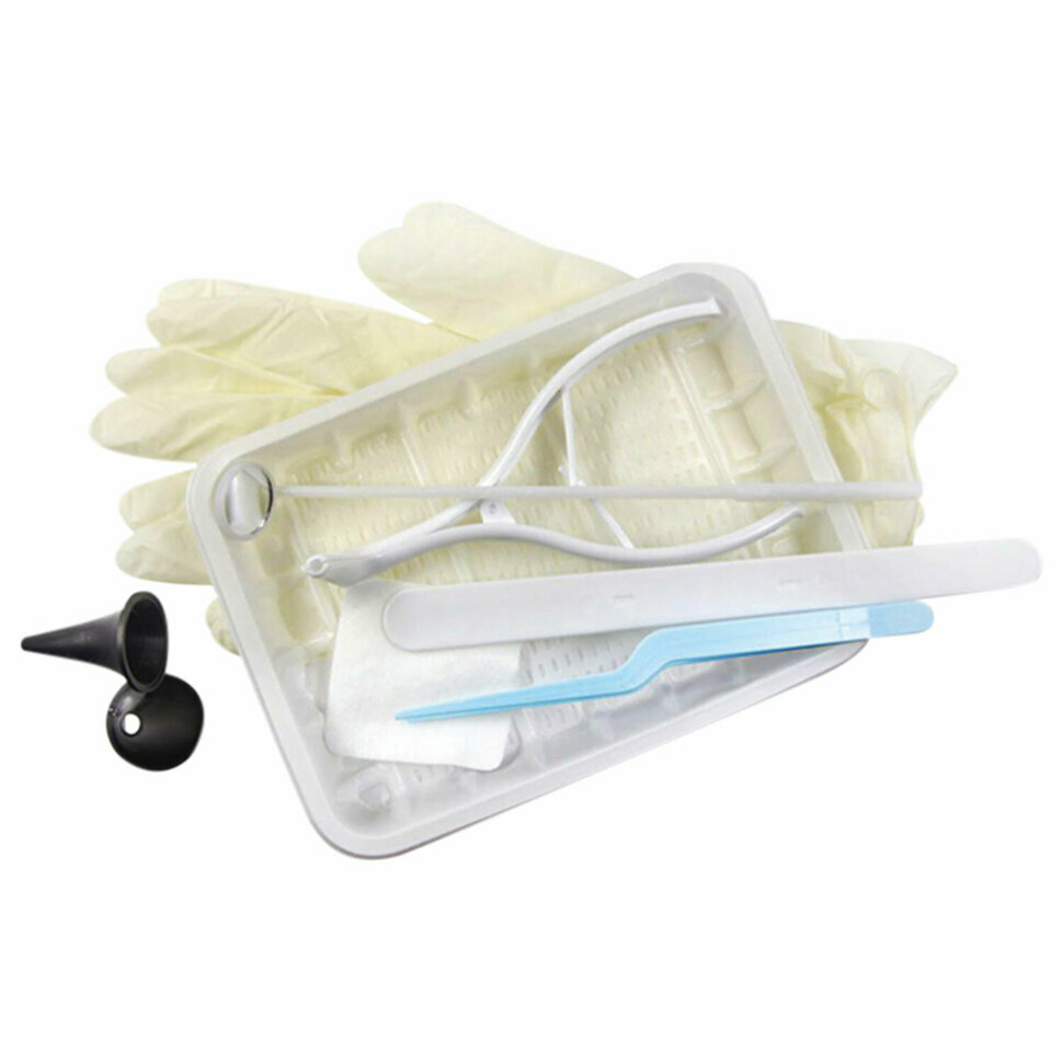 Набор оториноларингологический одноразовый стерильный "ЕваЛор 1" (8 предметов), КПИ, 631476