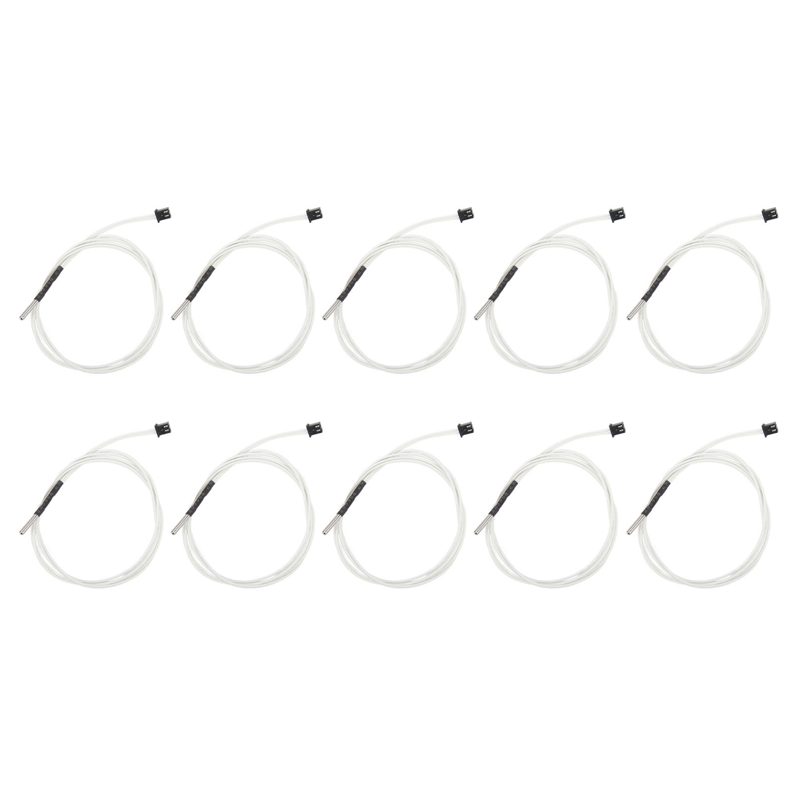 10 шт. Датчик термистора V2 Upgrade 3950 XH2.54 2 контакта для 3D-принтеров Ender 3, Ender 5 Pro, CR6, CR10, Creality CR 10S Pro, CR X, Ender 3X, Prusa I3, Anet E10