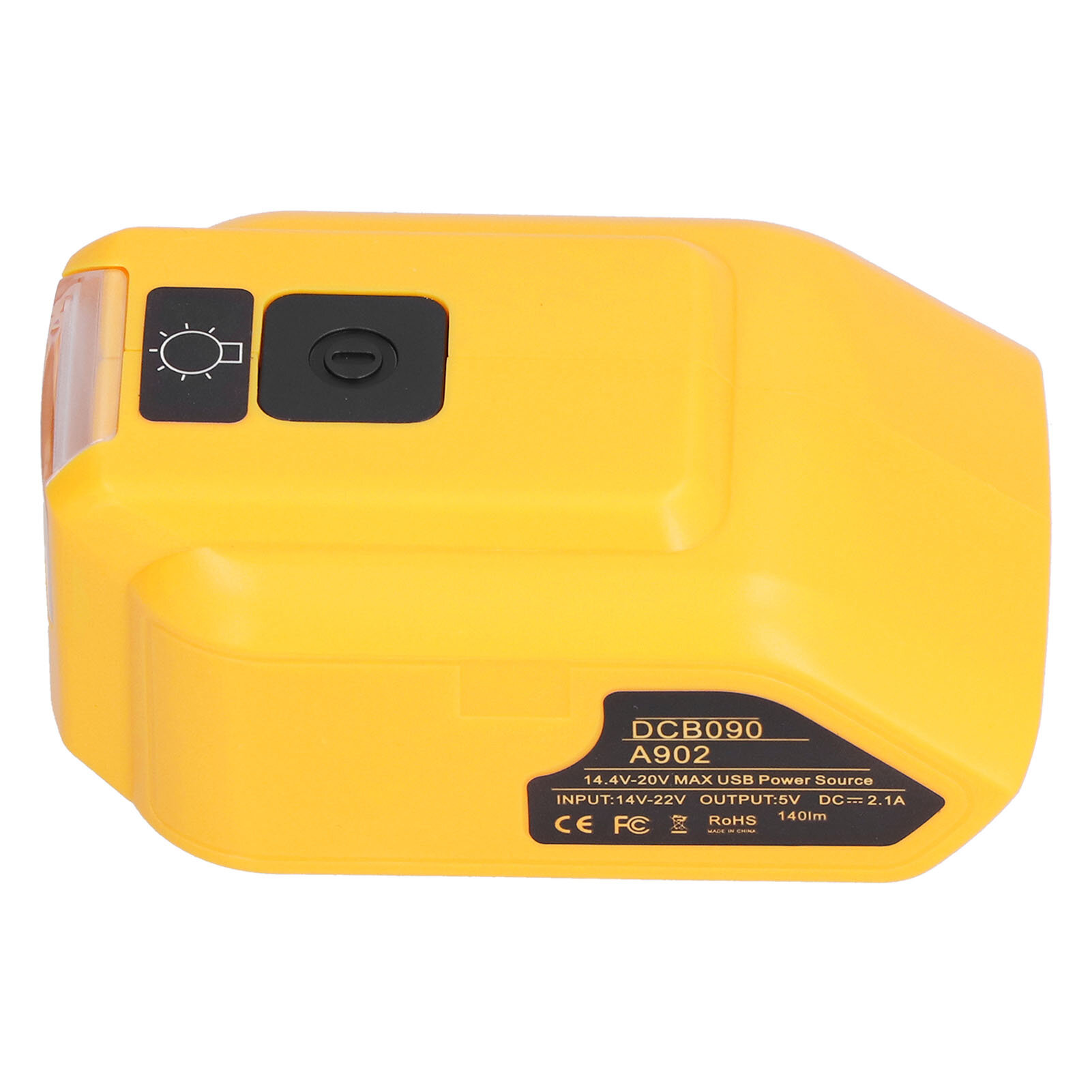 Адаптер Зарядного Устройства Конвертер Светодиодный Рабочий Свет для Зарядки через USB 14V‑22V DC12V Выход dcb090 Без Отверстия 12 В постоянного тока