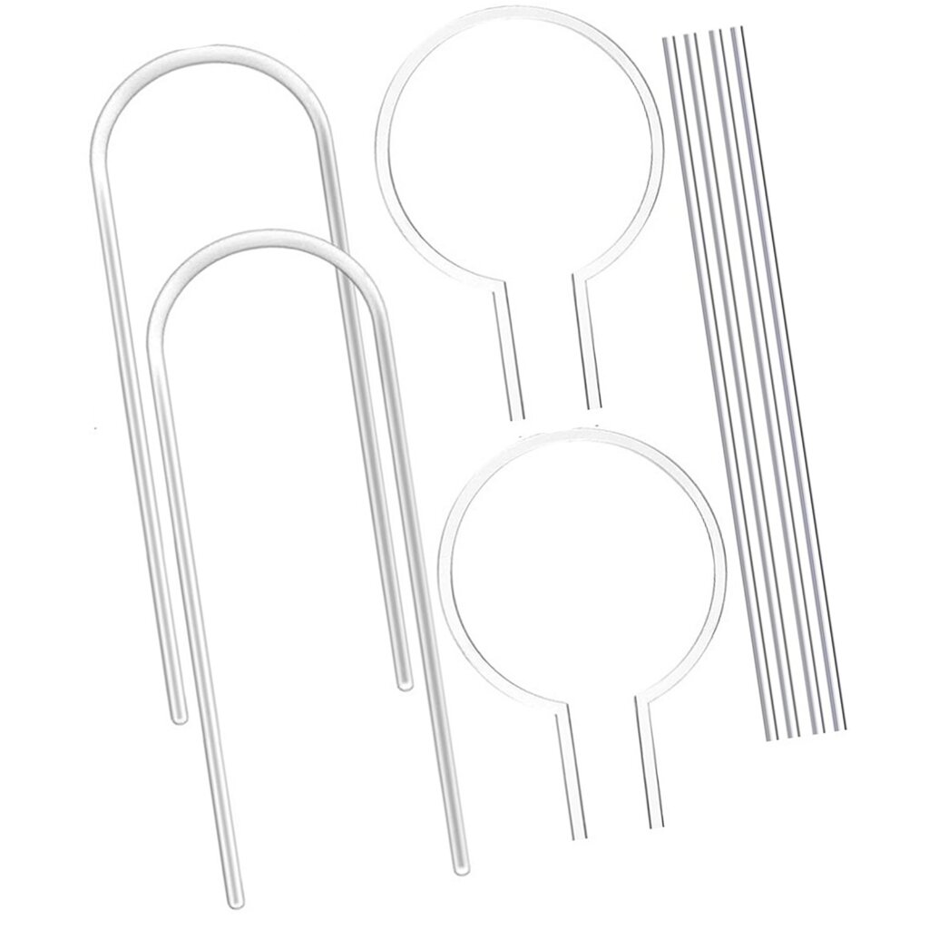 Подставки для растений из акрила, 8 шт, U-образные