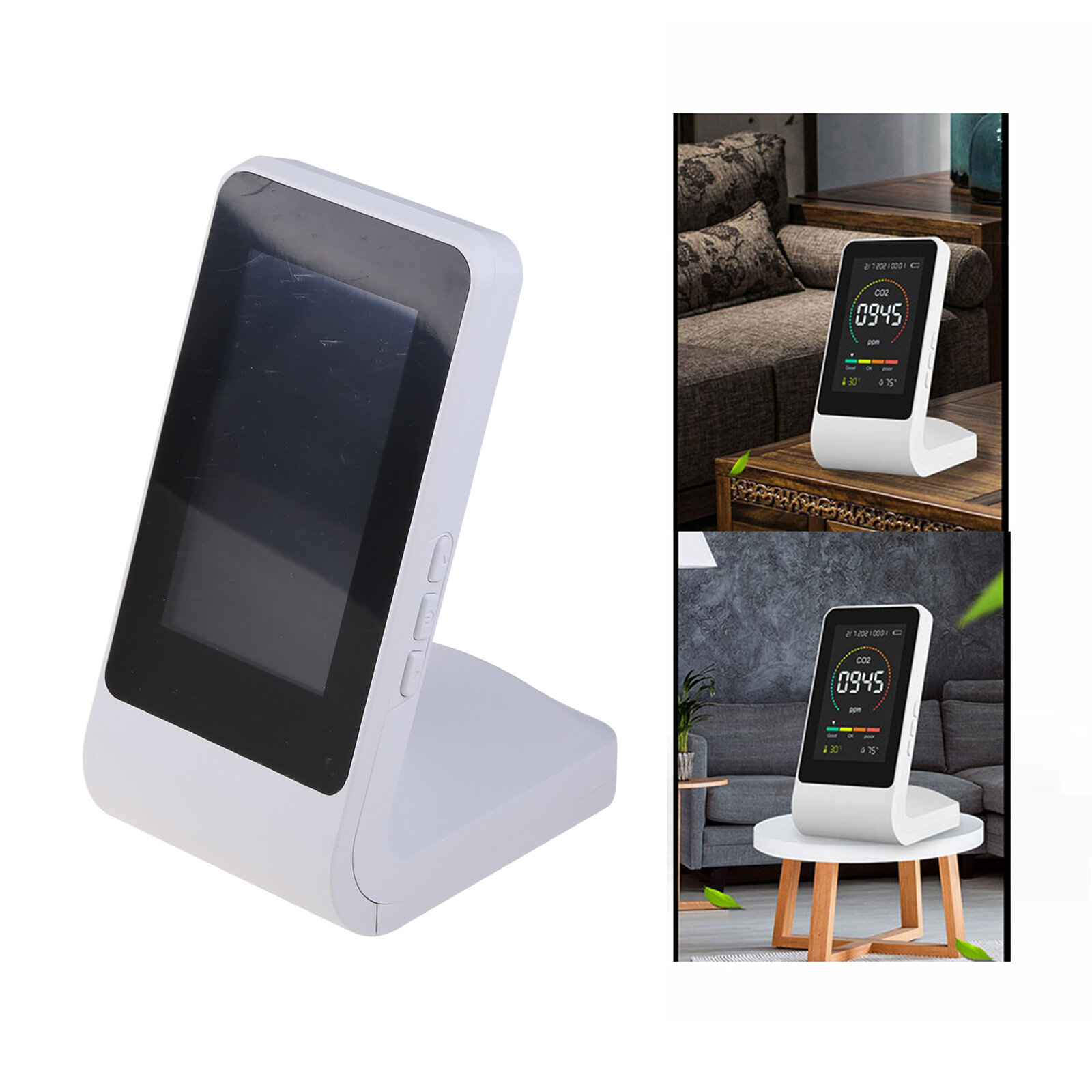 Монитор качества воздуха, измеритель влажности CO2 с датой/временем, детектор углекислого газа, анализ температуры и влажности