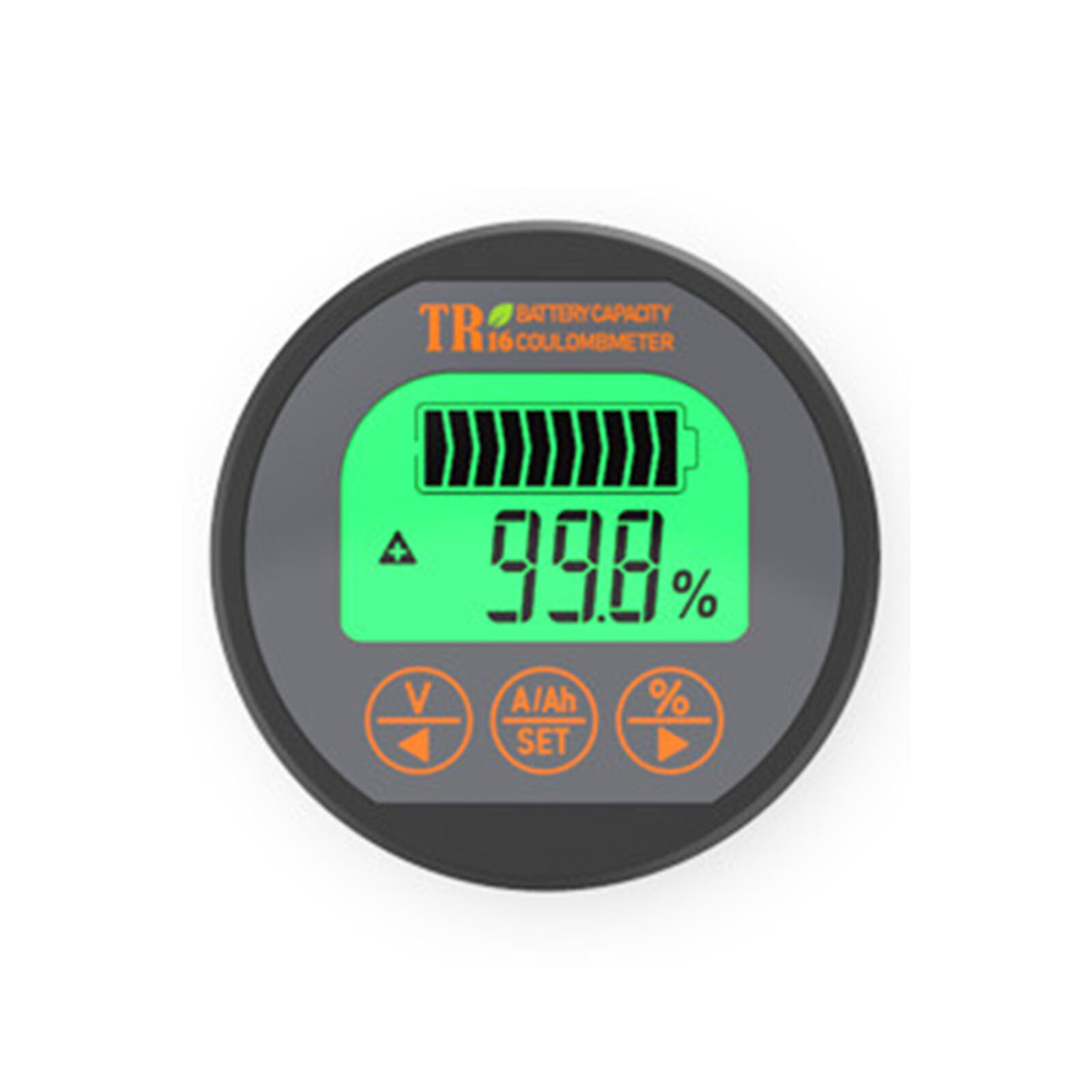 TR16 8-80 В водонепроницаемый тестер емкости аккумулятора напряжение ток ЖК-дисплей с функцией памяти тестер емкости аккумулятора