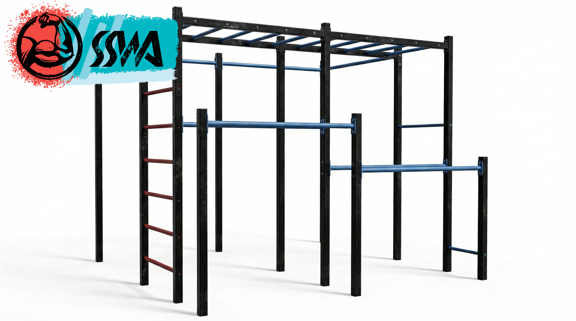 Воркаут SSWA №200 - Универсальный спортивный комплекс для всей семьи 3*3 метра от производителя