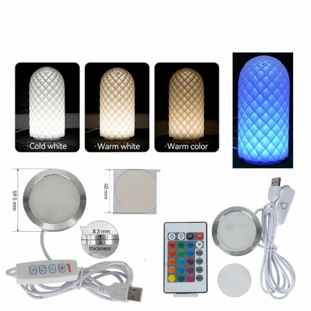 Комплект светодиодных ламп для лаборатории Bambu 001, детали для 3D-печати, комплект светодиодных ламп для лаборатории Bambu, модель