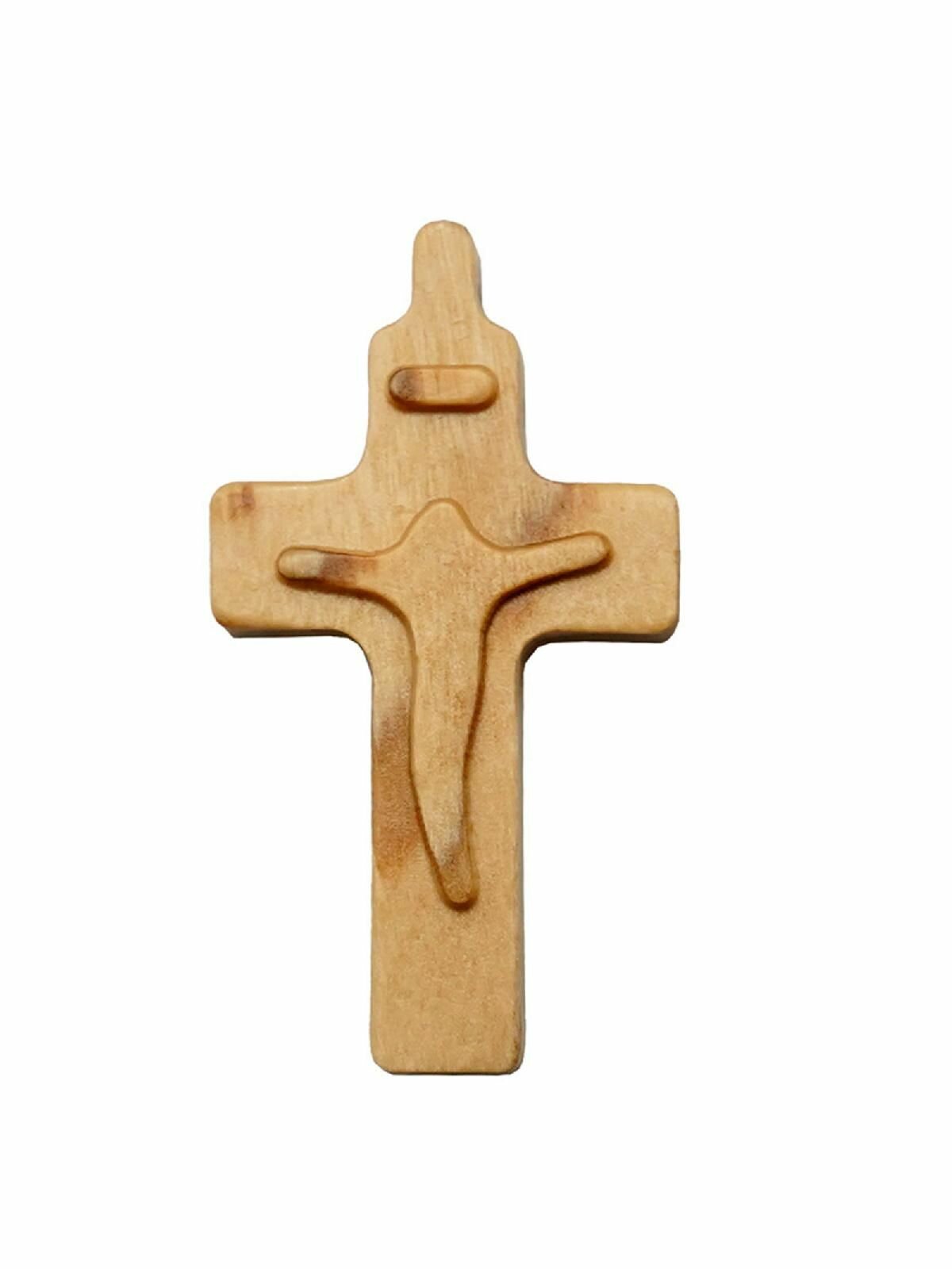 Оливковая древесина рельефный крест