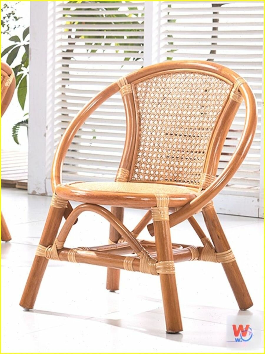 Садовое кресло из плетеного лозы Релакс Ракушка, ручной работы