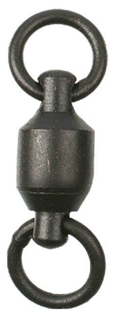 Вертлюг с шарикоподшипником Mikado № 8 черный, матовый ( 5 шт.)