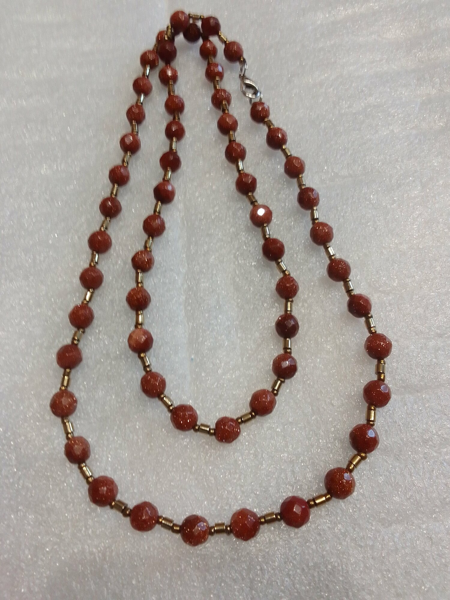 Бусы, гематит