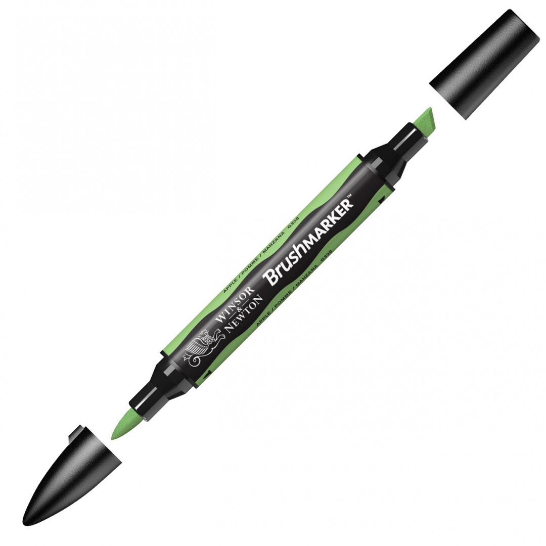 Winsor&Newton Маркер художественный "Brush", яблочный