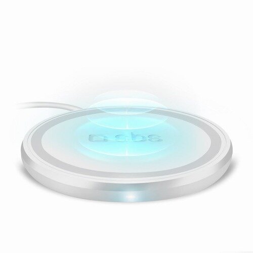Sbs-mobile SBS Mobile Беспроводное зарядное устройство 15 Вт с быстрой зарядкой, белое