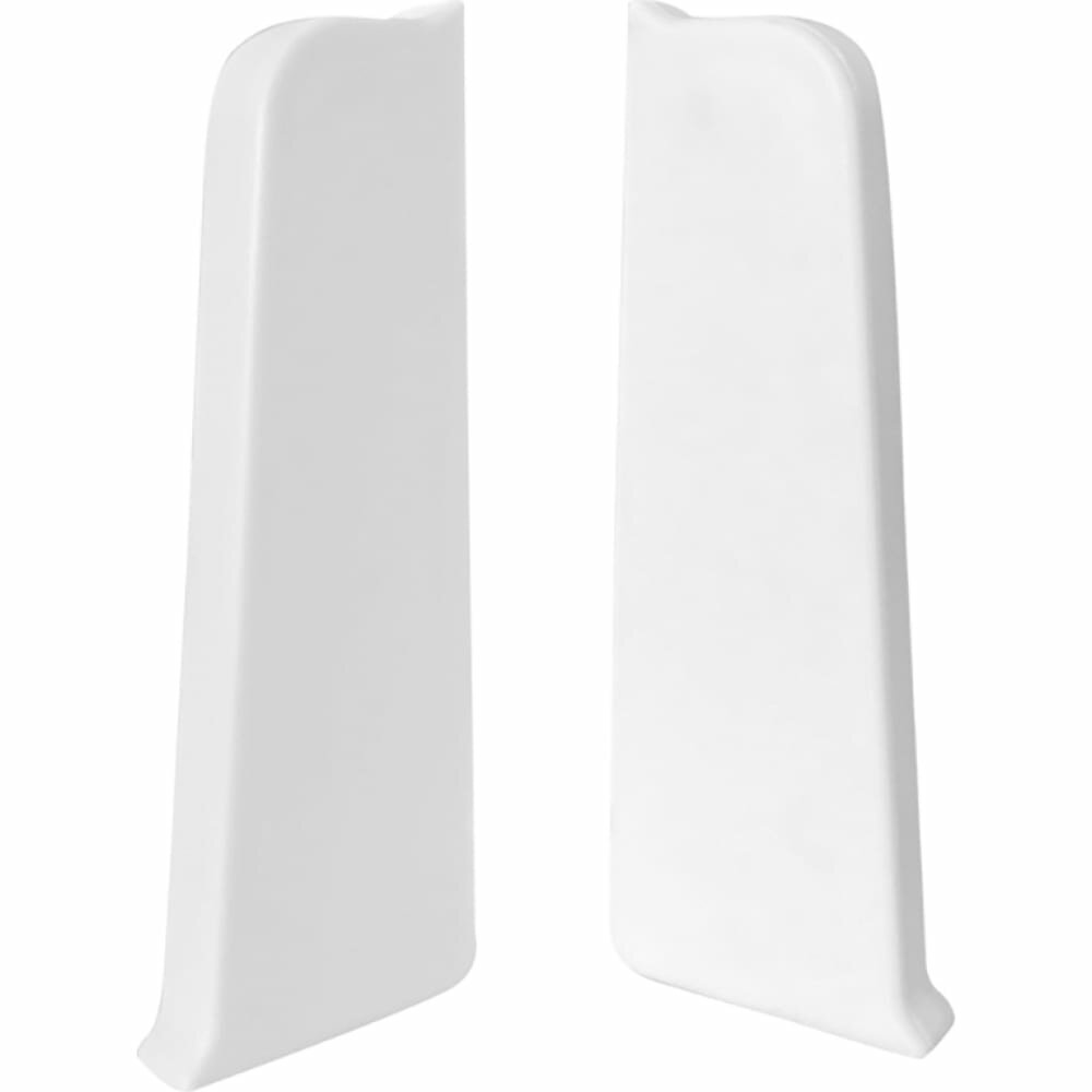 Заглушка для плинтуса Волшебная палочка Home ПВХ, 70 мм, в упаковке пара, 2 шт, 7001 УТ000075208