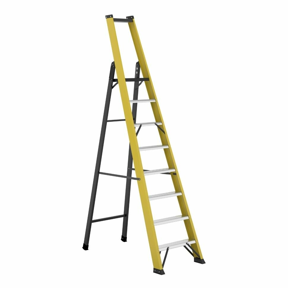 Диэлектрическая Стремянка Svelt Smart-8, Рабочая Высота 2.50 М, Нагрузка 150 Кг.