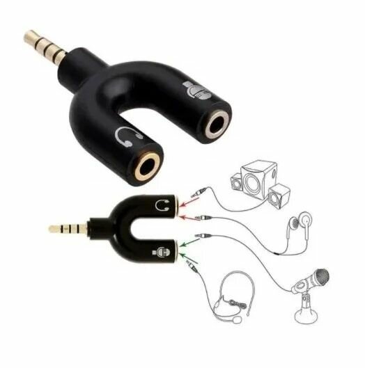 Разветвитель AUX (шт. джек 3,5 х 2 гн. джек 3,5)