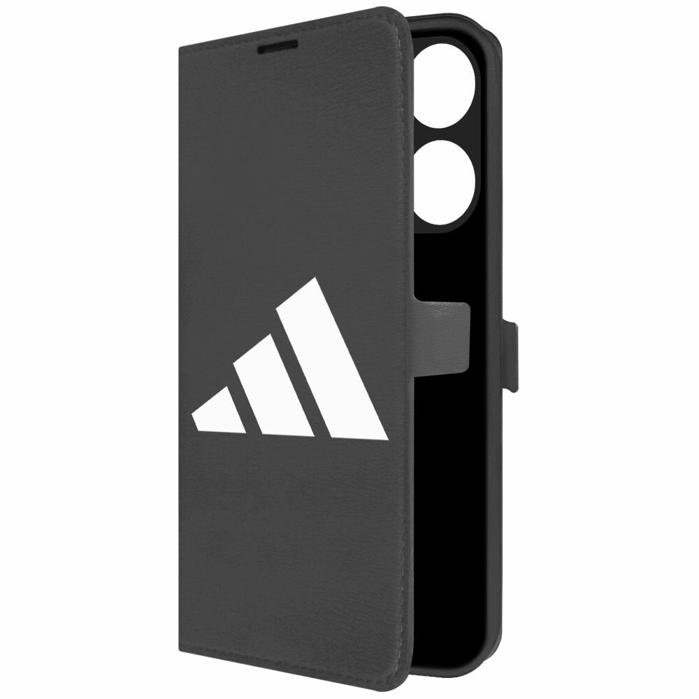 Чехол-книжка Krutoff Eco Book для TECNO POP 7 Adidas (Адидас) (черный)