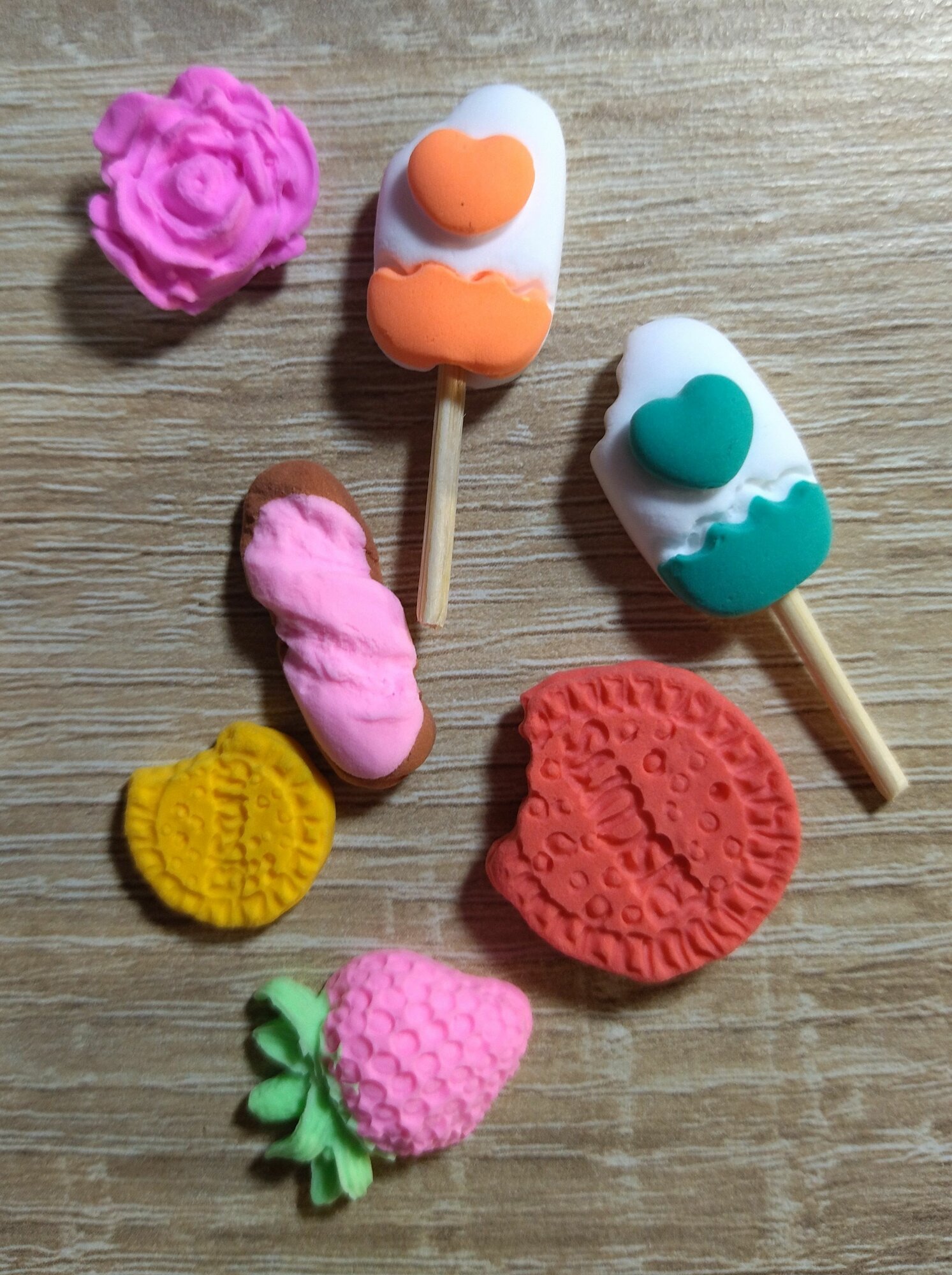 Набор миниатюр для ватной игрушки, куклы, 7 шт