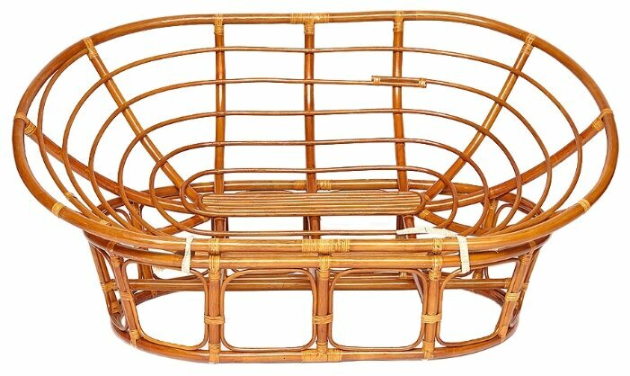 Кресло TetChair Mamasan 23/02 W без подушки Cognac