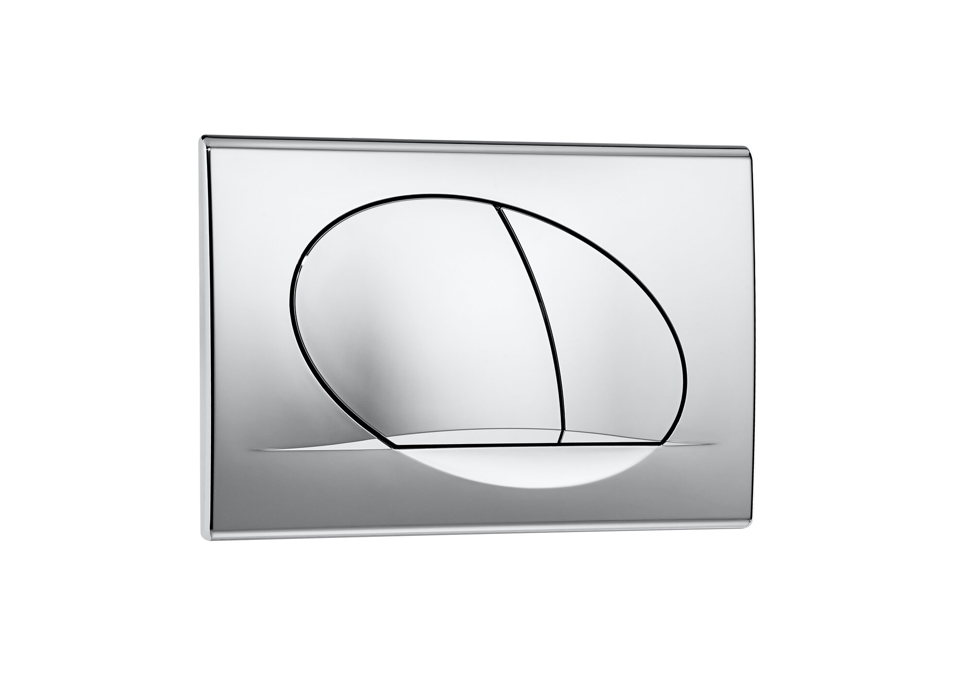 Клавиша для инсталляции Roca Active 42B двойной смыв, глянцевый хром 8901140B1