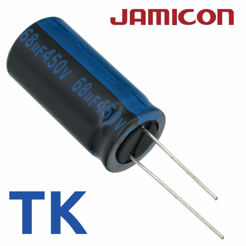 68мкФ 450В / TK / 18x35 / 105 С / конденсатор электролитический (1шт)