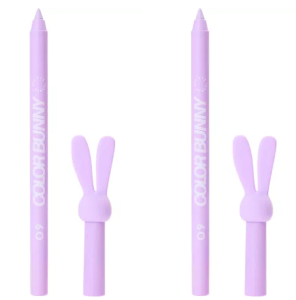 Карандаш гелевый для глаз Love Generation Color Bunny, тон 09 сиреневый, 1,3 г, 2 шт