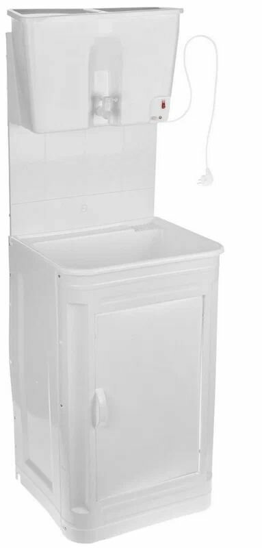 Умывальник ЭлБЭТ (пластик) с ЭВБО-17(тумба)