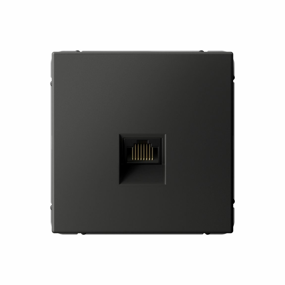 3 шт. Systeme Electric ArtGallery Базальт Розетка компьютерная RJ45, 6A, 3шт.