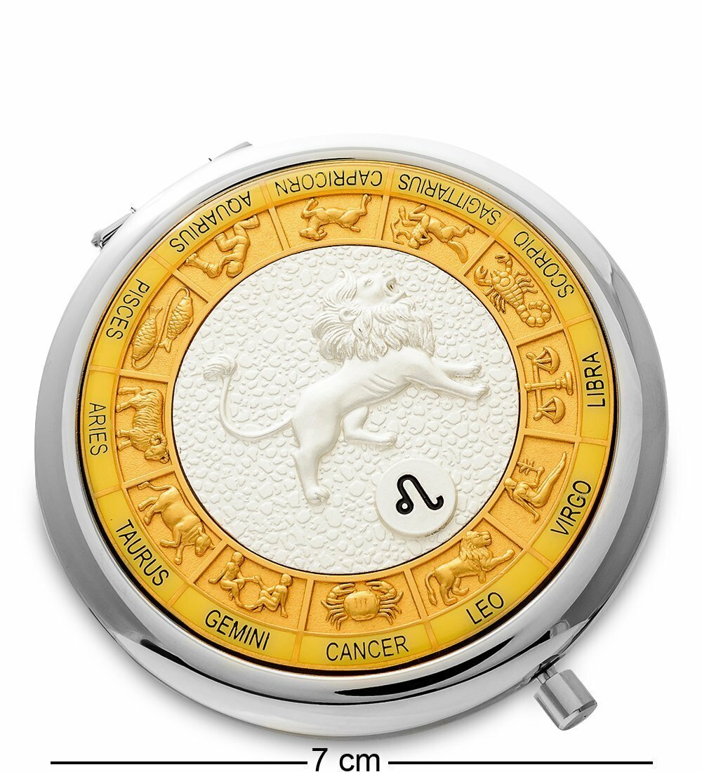 Зеркало серебр. 'Знак Зодиака - Лев'