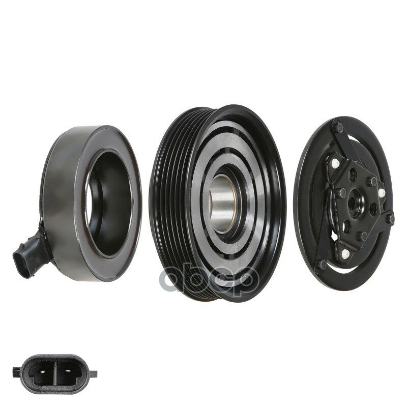 Муфта ЭЛ/магн. Компрессора кондиц. RENAULT MEGANE II (02-) 1.4I/1.6I (LMAC 0903) LUZAR арт. LMAC0903