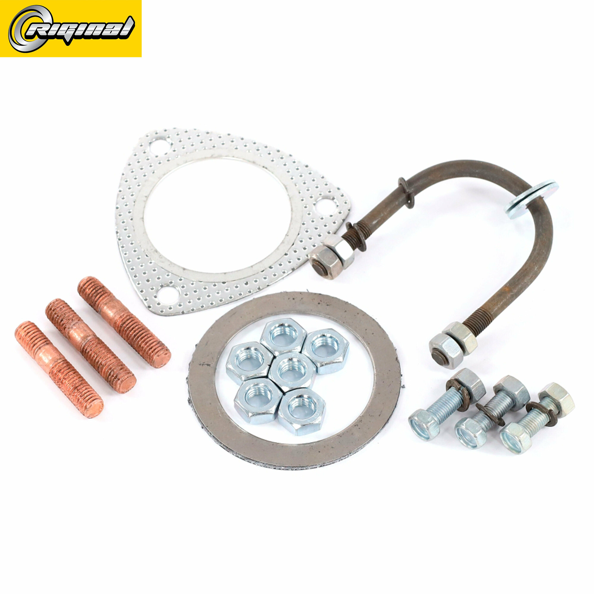 Комплект установочный приёмной трубы для а/м УАЗ-3741,3303,2206 с дв.4091 Евро-3 Riginal