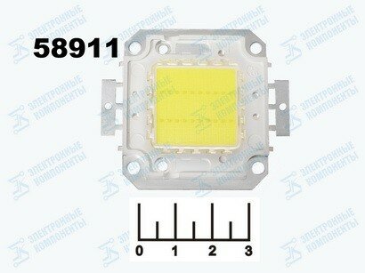Светодиод LED 20W белый 33-35V 700mA 6000-6500K 1500-2500lm HL020W