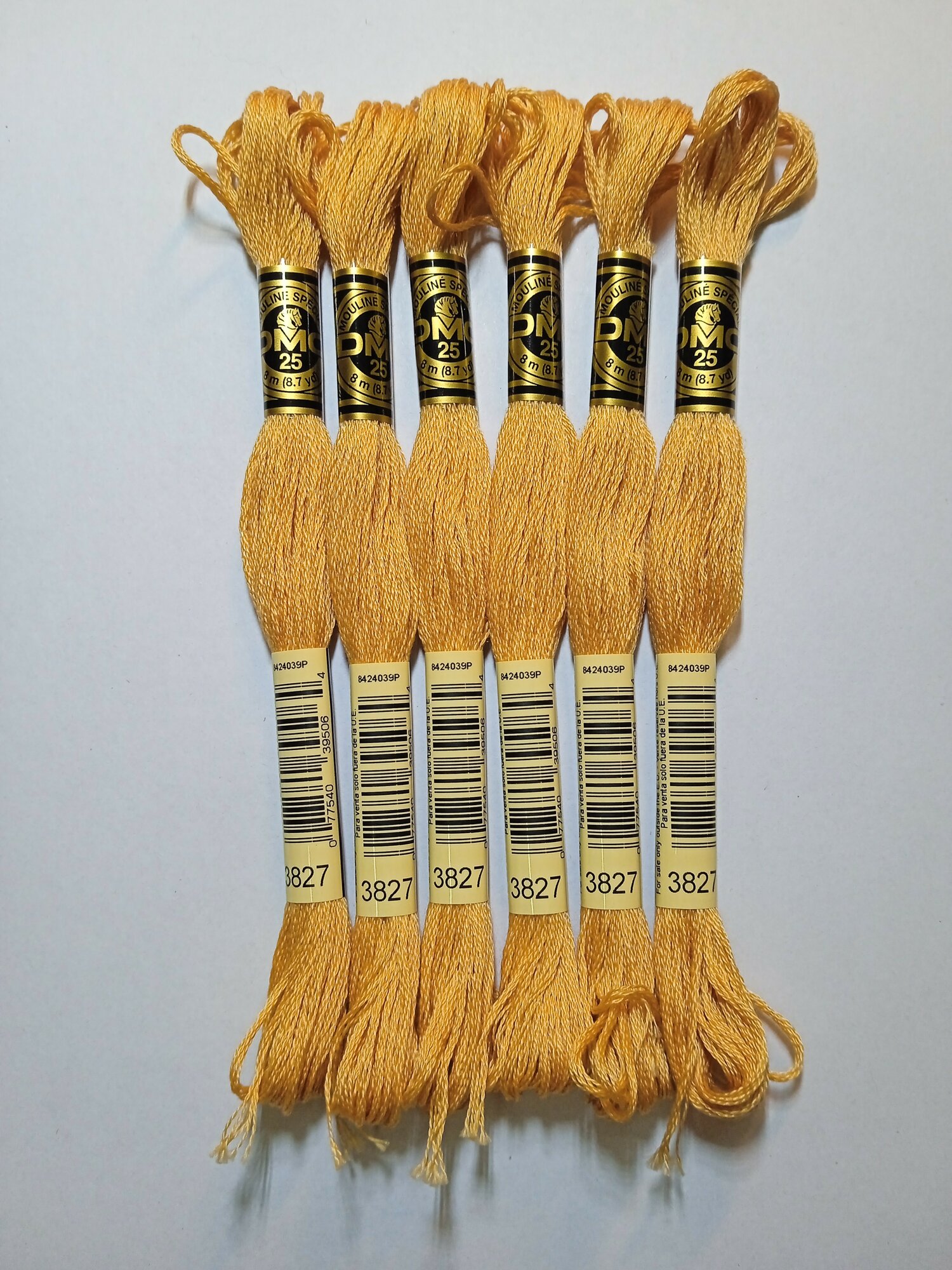 Набор ниток мулине, 8 м, 6 шт DMC-3827_6