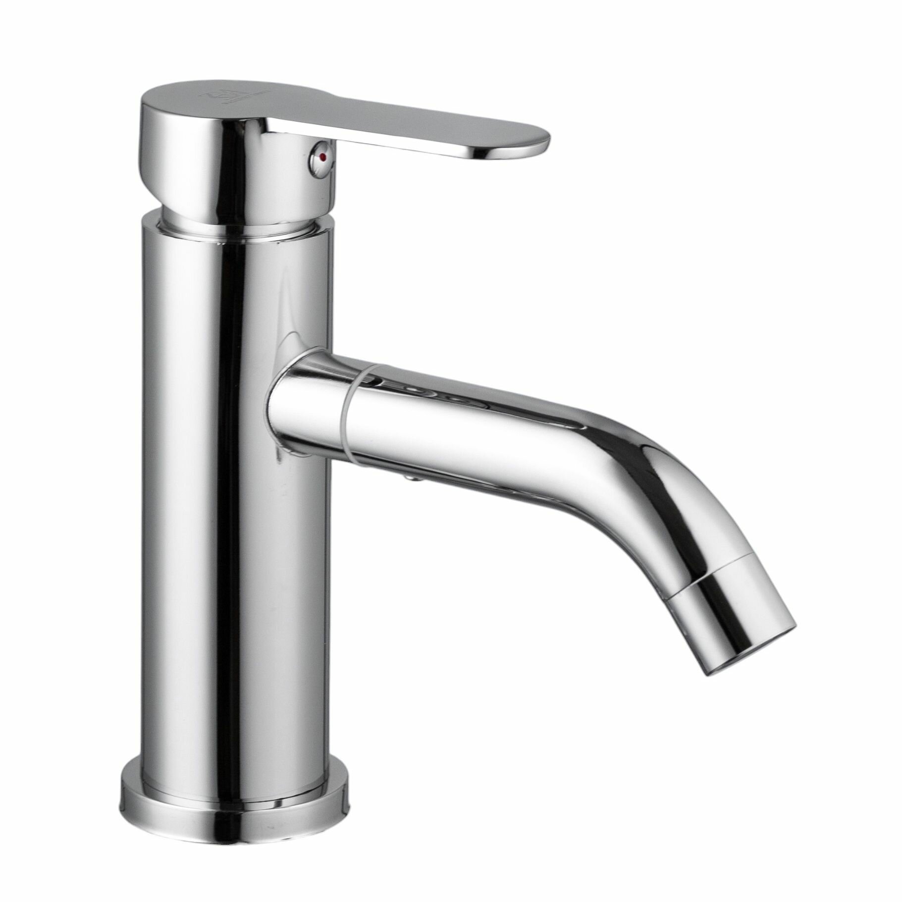 Смеситель для умывальника с поворотным изливом, хромированный, Wasser Zimmer