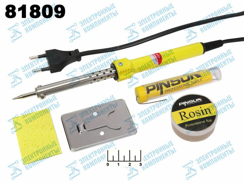 Набор паяльный (паяльник 220V 40W) Pinsun 810-40