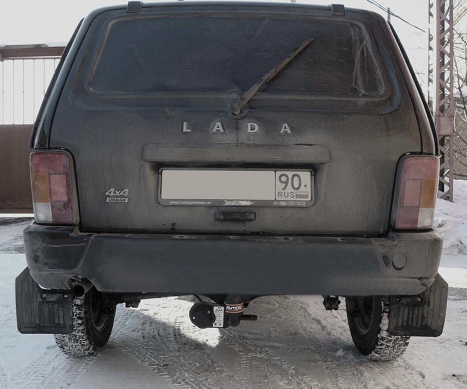 Фаркоп AvtoS для ВАЗ LADA 4x4 URBAN (2014-) с универсальной электрикой и сертификатом в комплекте, арт.(VAZ-64+electr)