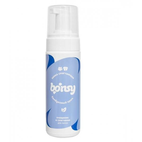 Bonsy Пенка для лап: очищение и смягчение с ароматом "Бамбуковый крем"