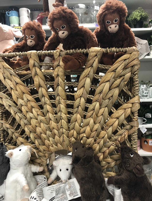 Мышь без мяты-дурмана. Коричневая икеа малышка 12 см. Икеа . Любимица деток и пушистиков. Экологически чистая игрушка!