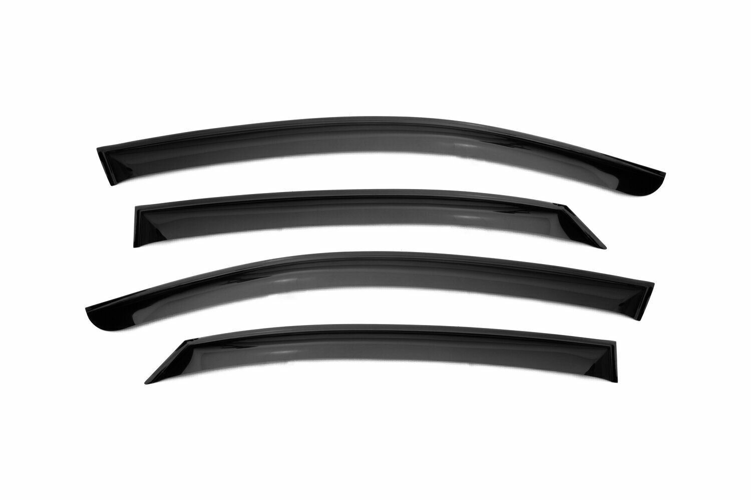 Дефлекторы боковых окон Rein (накладной скотч 3М) HYUNDAI SOLARIS II, 2017-, компл 4 шт. арт. REINWV1039