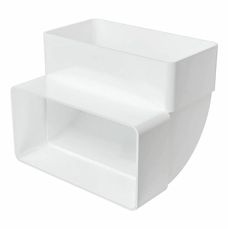 Колено вертикальное 90 110х55 мм 511 КВП ERA