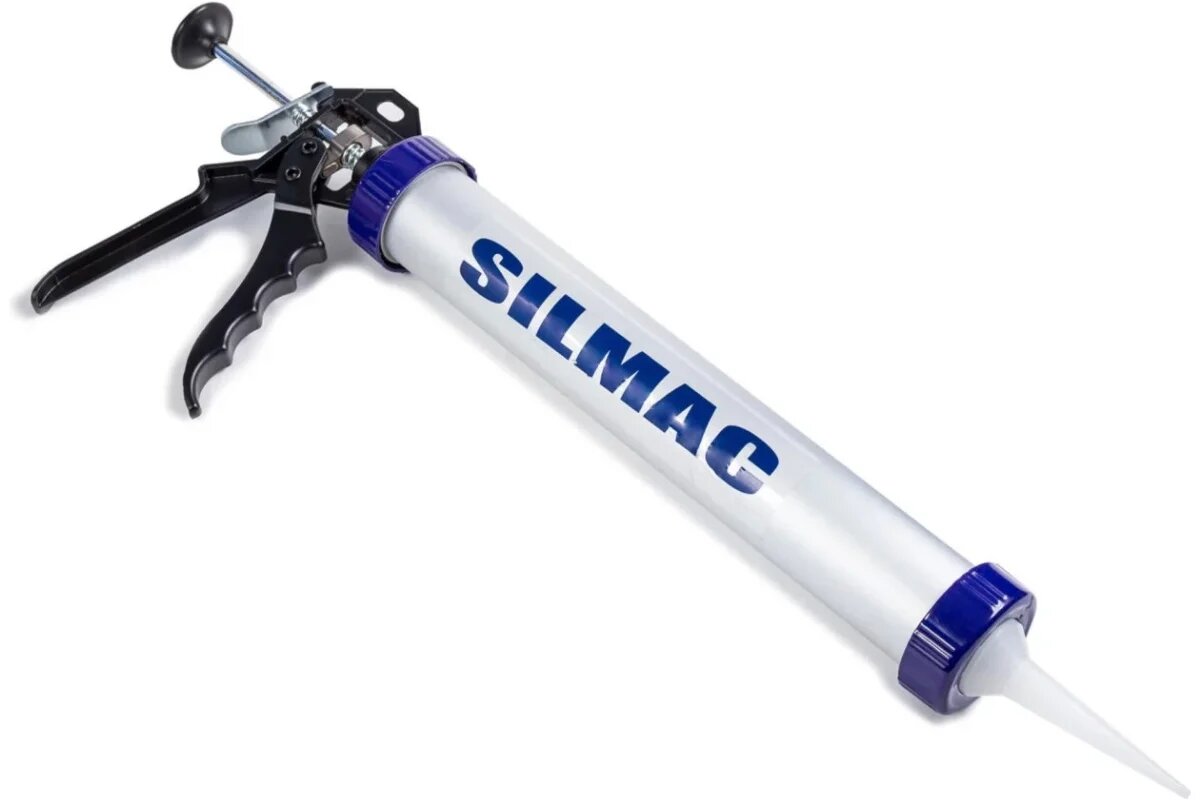 SILMAC Пистолет 15 для герметика в файл-пакете (600мл) Алюминиевый корпус RT-0001/018/015