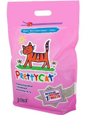 Pretty Cat Комкующийся наполнитель (Euro Mix Double Effect), 10кг 10 кг
